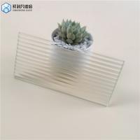 China 6mm Wired Qingdao Shinerising Patterned Glass Wire Perfect for Building Layers Demand for sale