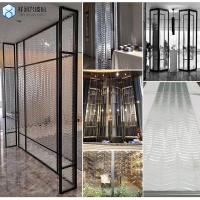 China 6mm Wired Qingdao Shinerising Patterned Glass Wire Perfect for Building Layers Demand for sale