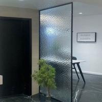 China Formed Pattern Toughen Glass for Decorative Shower Enclosure Decorative Pattern Moru Glass for sale