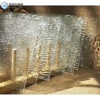 China 4mm 5mm 6mm 8mm Furniture Glass with Frosted Satin Acid Etched Back Painted Lacquered for sale