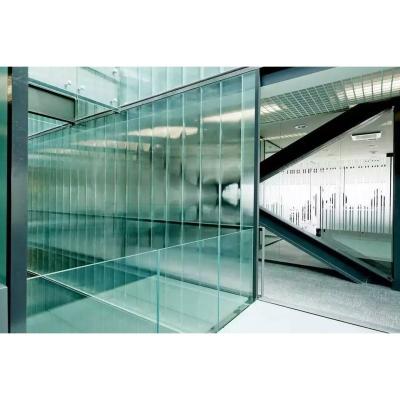 China 3mm-19mm Thickness Flat Tempered Glass for Screen Wall Plank Road Partition Sun Room for sale