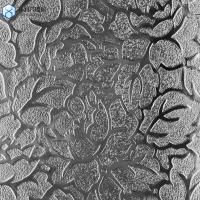 China Obscure Figure Glass Design Moru Nashiji Flora Mayflower Pattern Art Stained Glass for sale