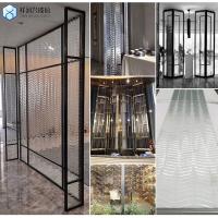 China Figured Pattern Glass for Decoration Main Product Patterned Glass High Demand for sale