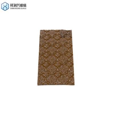 China Ultra Clear Moru Crystal Night Pearl Brown Patterned Glass 5mm 8mm 10mm Rain/Diamond/Water for sale