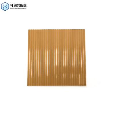 China Architecture Rain Brown Patterned Glass Clear Bronze Color Glass for Door Window Building for sale