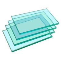 China 8mm 10mm 12mm Clear Tempered Glass Panels Customized Size Hole Cutouts for Showerroom for sale