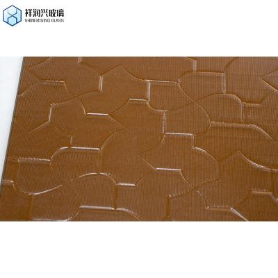 China Supply GB15763.2-2005 Standard Brown Decorative Glass for Decoration for sale