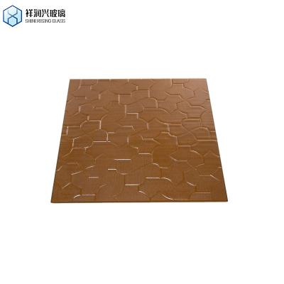 China 2mm 3mm 4mm 5mm 6mm Colored Clear Aluminum Mirror Glass Sheet for Brown Embossed Glass for sale
