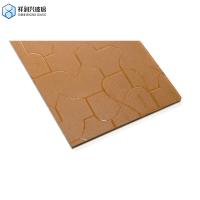 China 1.8mm-6mm Round Colored Mirrors Home Decoration Tinted Float Glass Brown Embossed Glass for sale