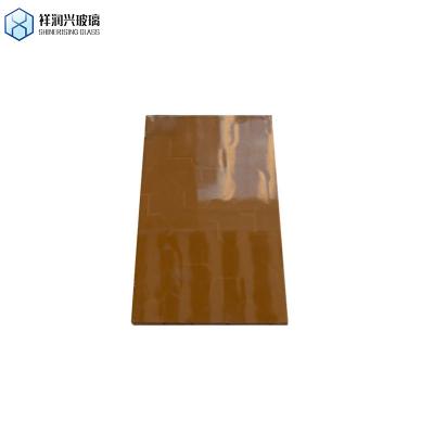 China 5 Years After-sales Service Brown 3mm 4mm 5mm Milleniumpattern Glass Decorative Glass for sale