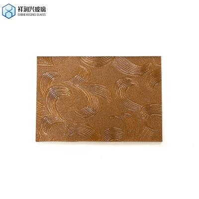 China Main Product 5mm Brown Embossed Glass Laminated for Qingdao Pattern Glass 2023 for sale