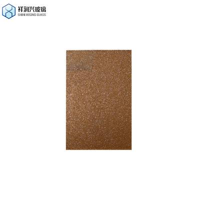 China Brown Embossed Glass 2100mm X 2440mm Size 3mm-12mm Thickness Decorative Pattern Moru Glass for sale