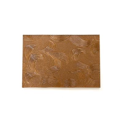 China Float Pattern Glass Brown Embossed Glass for Small Moru Reeded Closet Door and Window for sale
