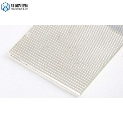China Safety Pattern Acid Etched Frosted Color Glass for Decoration from Flat Polished Edge for sale