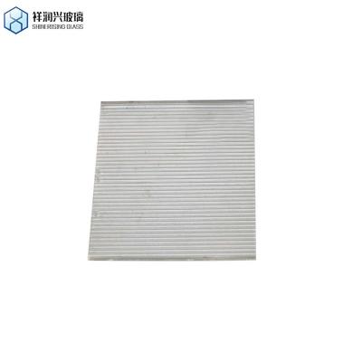 China Customized 2440X4200mm Clear Toughened Glass with Logo and Customized Patterned Glass for sale