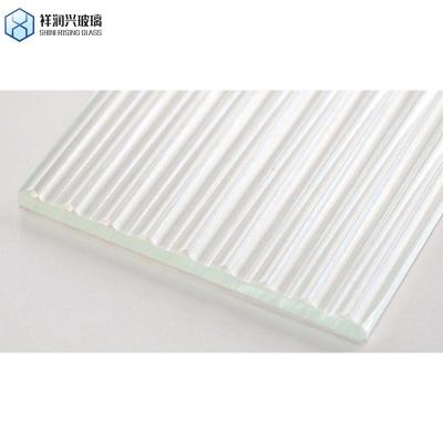 China Solid Color 5mm 8mm Clear Grey Bronze Moru Tinted Patterned Glass for Window Bathroom for sale
