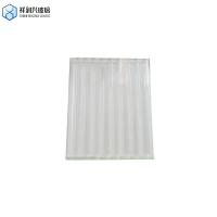 China 1830*2440 Bathroom Partition Glass with 3mm5mm Thickness and Woven Pattern for sale