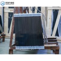 China Tempered Laminated Glass Customized for Design Aluminum Double Tempered Glass French Door for sale