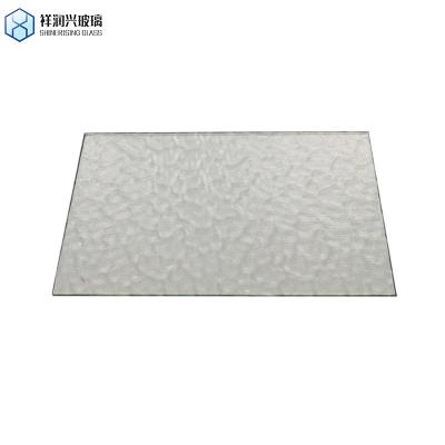 China Ultra Clear Low Iron Crystal Figured Pattern Glass for Door and Window CE Certificate for sale