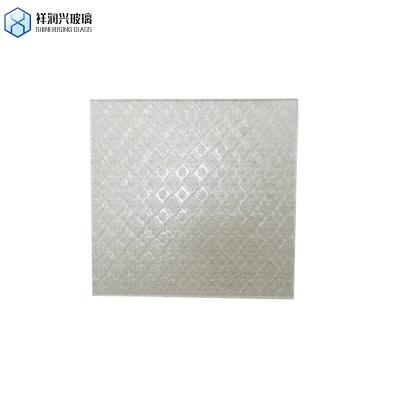 China Furniture Crystal/Fiutelite-S/Fiutelite-B/Karatachi Glass3-19mm Tempered Glass in Karatachi Brown Color Pattern for sale