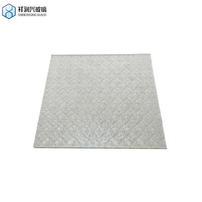 China Clear Flora Patterned Glass 3mm 4mm 5mm for Bathroom Window from Chinhilla Glasschina for sale