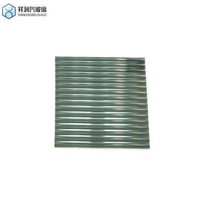 China Durable Flat Polished Diamond/Crystal/Nashiji Curved Toughened Shower Screen Glass for sale