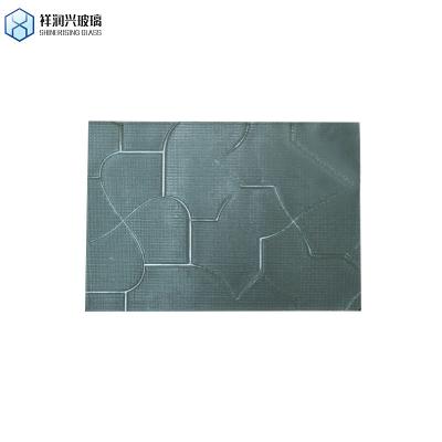 China Patterned Glass 4mm 6mm 8mm 12mm Customized Design Figure Glass Tempered Glass Begonia Pattern for sale