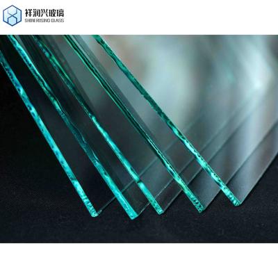China 5mm 6mm 8mm Customizable Clear Ultra Clear Toughened Tempered Glass for Building State Ⅲ for sale