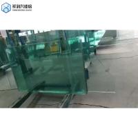 China 6mm 10mm Clear Material Toughened Safety Tempered Glass Panel for Bathroom Toilet for sale