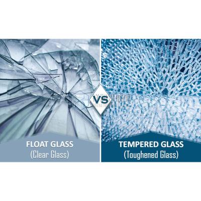 China Flat Custom Clear Toughened Glass Tempered Building Glass 3mm 4mm 5mm 8mm 10mm 12mm for sale