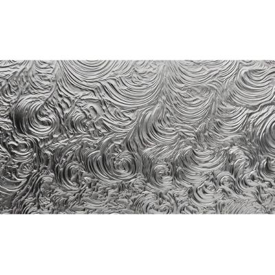 China 3mm 4mm 5mm Karatachi Building Nashiji Flora Pattern Glass for Interior Decoration for sale