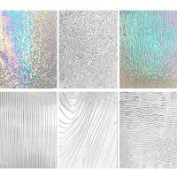 China 3mm 4mm 5mm Karatachi Building Nashiji Flora Pattern Glass for Interior Decoration for sale