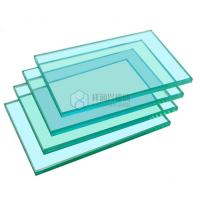 China American Standard Thick Laminate Safety Glass with Flat Polished Edge and Thick Glass for sale