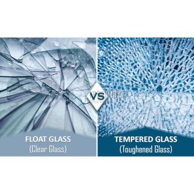China Tempered/Toughened Safety Glass 3mm 4mm 5mm 6mm 8mm 10mm for Furniture Window and Door for sale