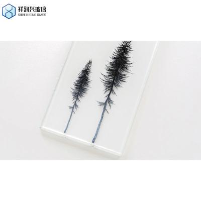 China Customized Tinted Tempered Glass with Intricate Pattern Design Meeting GB15763.2-2005 for sale