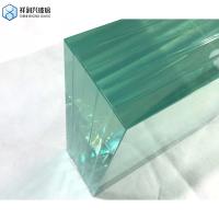China Single Glass Brown Clear Tempered Glass for Large Commercial Multiple Door Wine Cabinet for sale