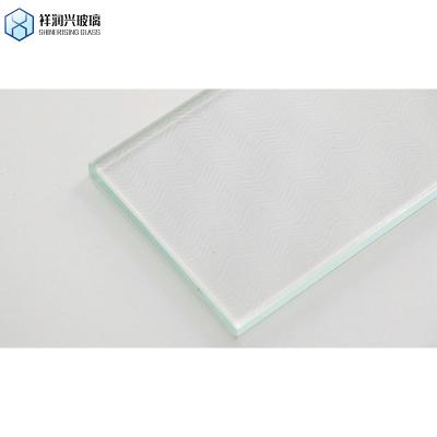 China 1830*1220-1500*2000-1830*2440-2134*2440 Strips Pattern Ceramic Fritted Tempered Glass for sale