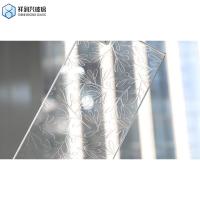 China Customized Size Frosted Tempered Glass Shower Door for Hotel Project CE Certified for sale