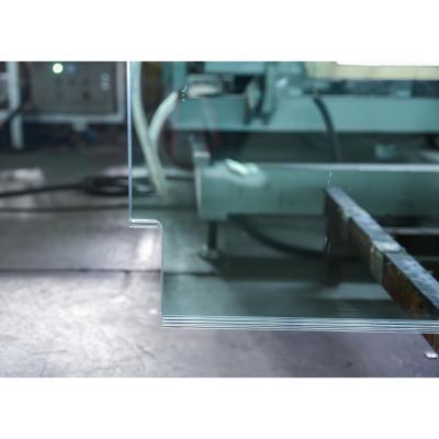 China Low Iron Polished Edged Toughened Glass Laminated Patterned Glass for Building Safety for sale