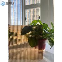 China Customized 3mm-10mm Clear/Dark Bronze Pattern Tempered Glass for Flat Polished Shower Door for sale