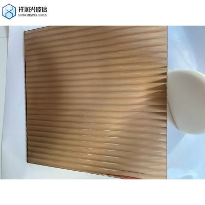 China Colorful Bronze Grey Blue Figured Patterned Glass 1830*1220-1500*2000-1830*2440-2134*2440 for sale