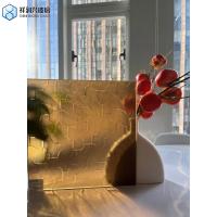 China Bamboo Rolled Glass for Single Glass Wired/Decorative/Bathroom Glass in Bamboo Design for sale