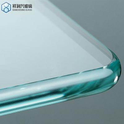 China Flat Polished Edge Work Custom Tempered Glass Shower Cabin for Bathroom and Decoration for sale