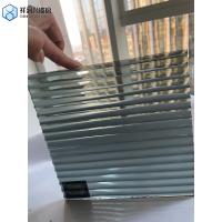 China Solid Grey Tinted Moru Patterned Tempered Glass Fluted Moru for Bathroom Living Room for sale
