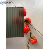 China Outdoors 3-8mm Clear Bronze Green Grey Rolled Weaver Patterned Figure Glass Mohs Hardness 8 for sale