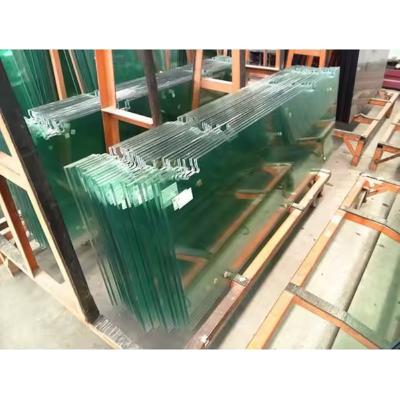 China 3mm-19mm Physically Tempered Clear Float Glass for Building Transparent Tempered Glass for sale