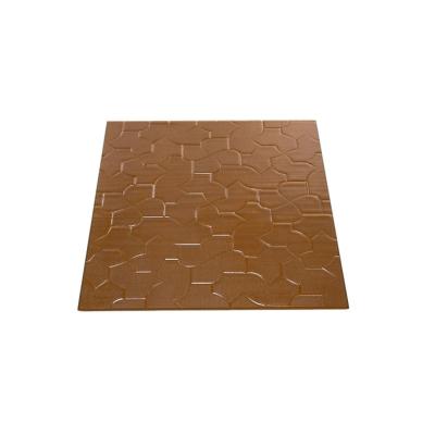 China 1830*1220-1500*2000-1830*2440 Bronze Wired Patterned Glass Sheet for Interior Decoration for sale