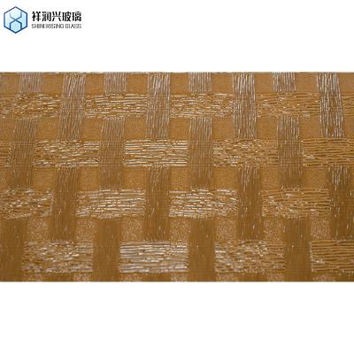 China 6mm 5mm Grey Bronze Moru Patterned Glass Sheet with Float Glass Mohs Hardness 8 for sale
