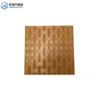 China 4mm Karatachi Patterned Float Glass for Building Industrial in Bronze Blue Green Clear for sale