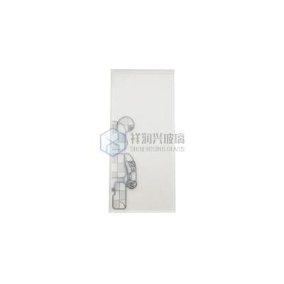 China Customized Clear Decorative Flat Tempered Glass for Living Room CE Certificate for sale